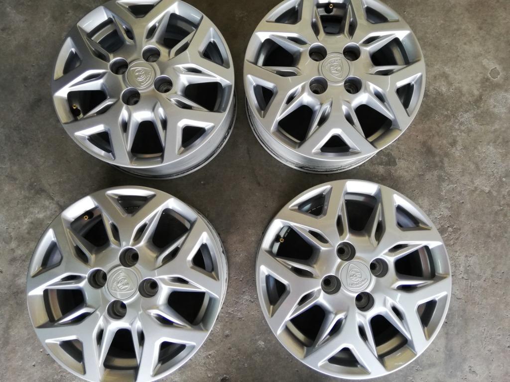 sport rim 14 inch proton flx wira saga blm, Auto Accessories on Carousell