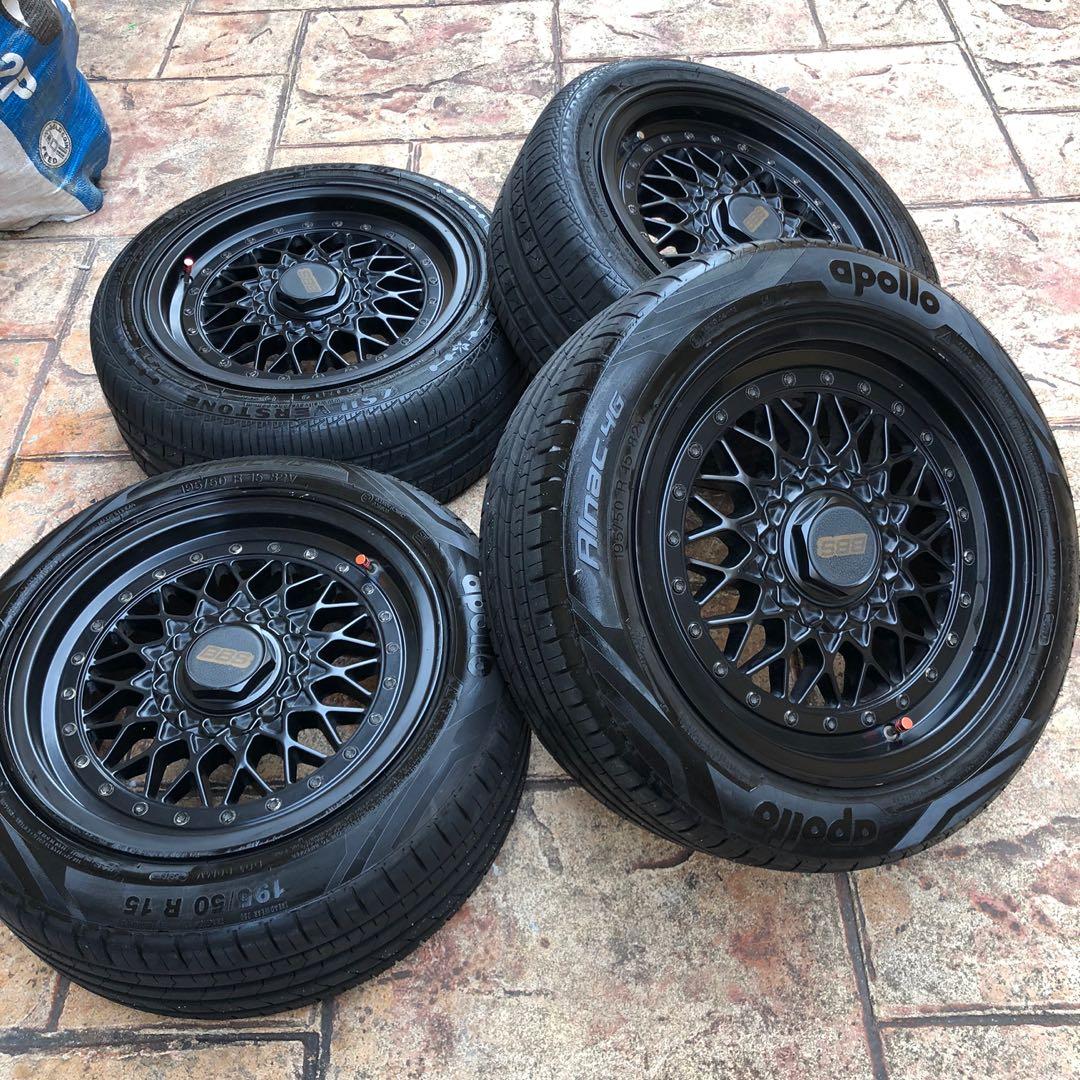 Sport Rim BBS RS 15x7JJ PCD100/114, Auto Accessories on Carousell