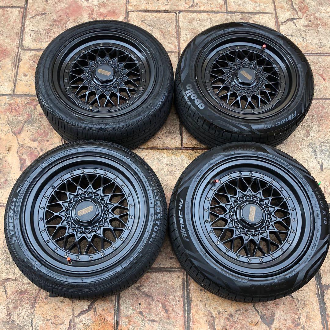 Sport Rim BBS RS 15x7JJ PCD100/114, Auto Accessories on Carousell