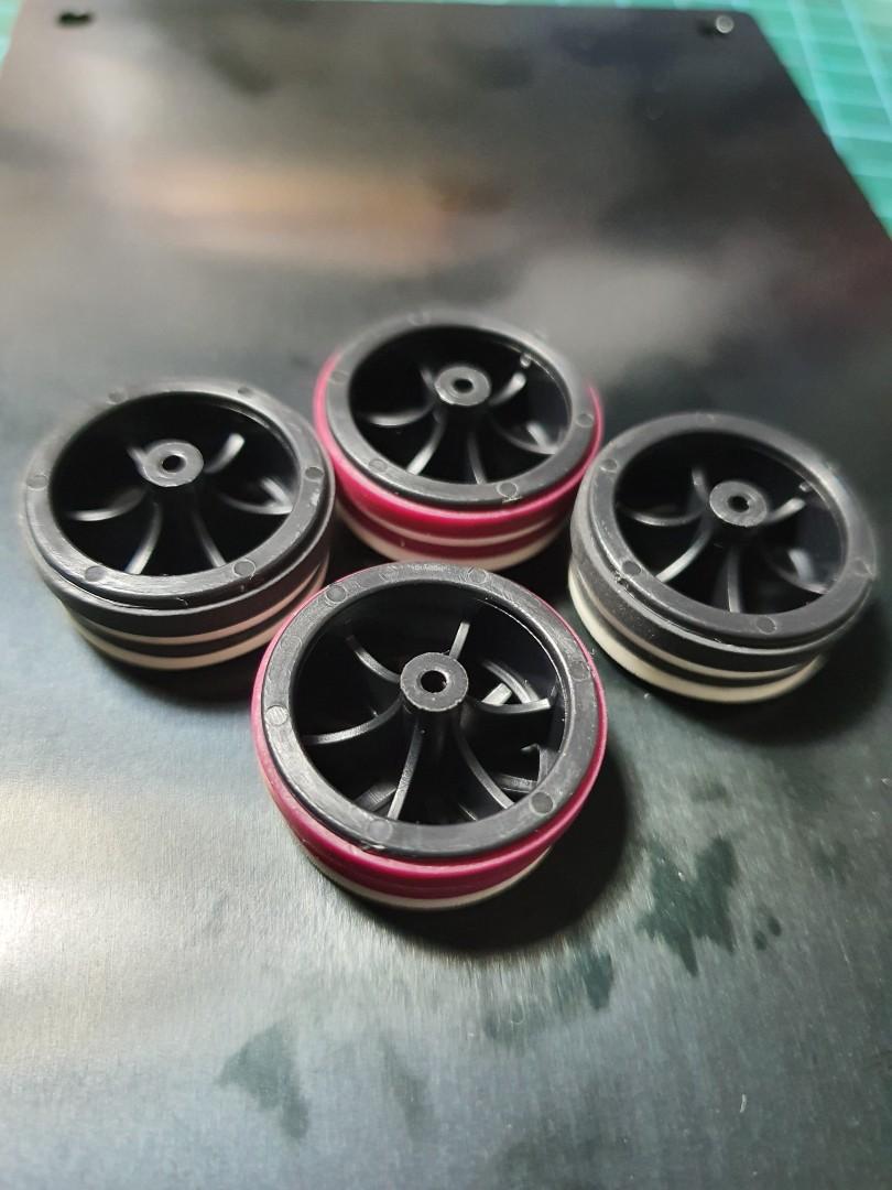 Tamiya Mini 4wd wheels Low profile MD step tyres tires from Japan ...