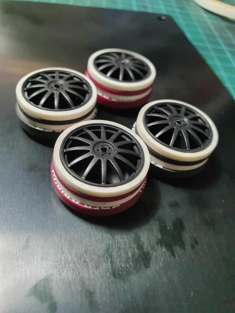 Tamiya Mini 4wd wheels Low profile MD step tyres tires from Japan ...