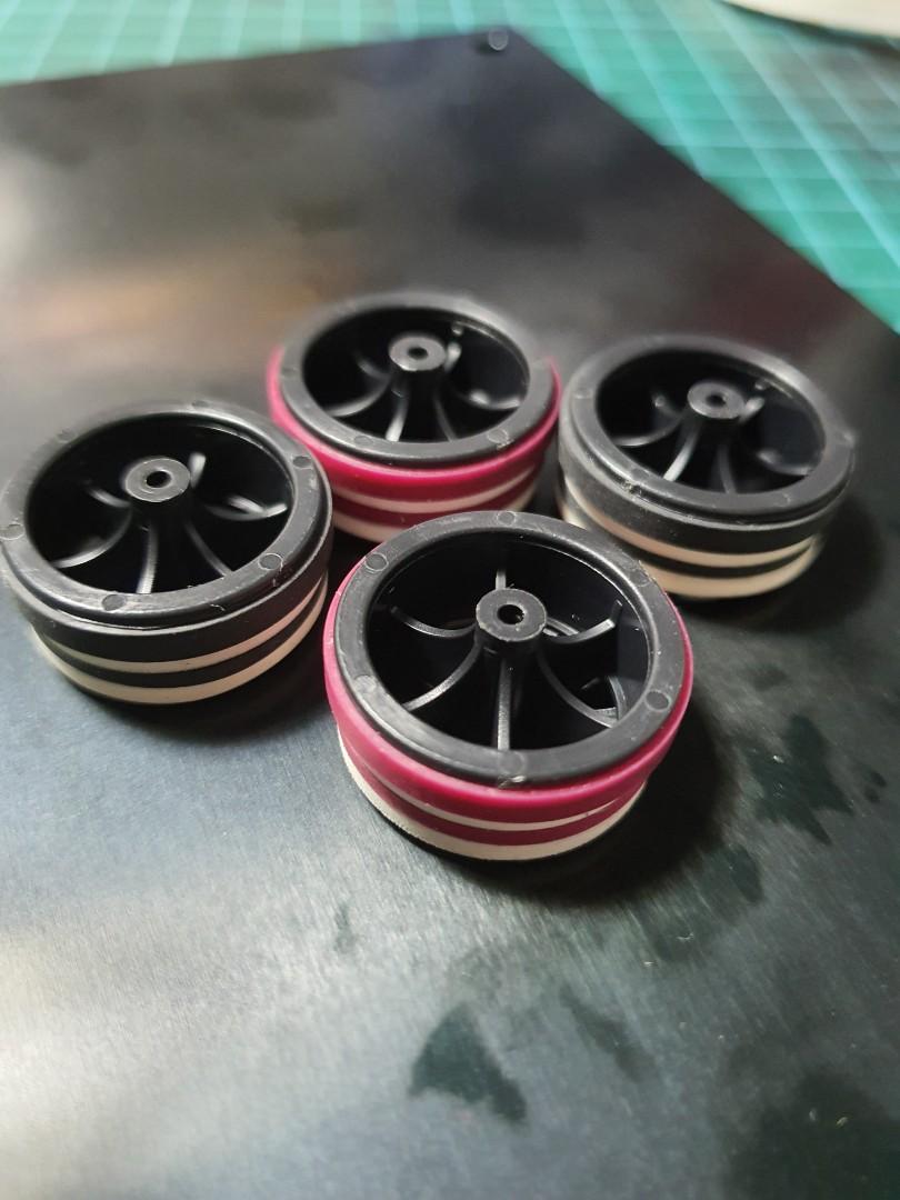 Tamiya Mini 4wd wheels Low profile MD step tyres tires from Japan ...