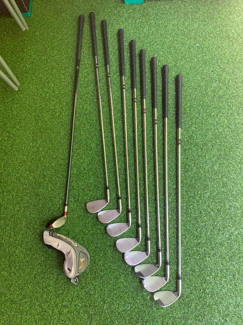 TaylorMade Full Iron Set + 3 wood, Sports Equipment, Sports & Games ...