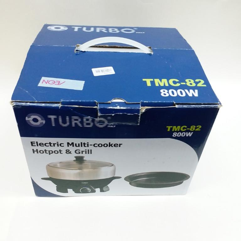 Turbo Italy TMC-82 800W 二合一多功能涮烤鍋 (Electric Multi-cooker Hotpot & Grill ...