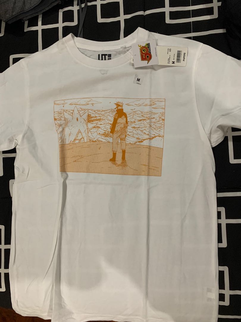 UniQlo X Naruto Tee Shirt, Men's Fashion, Tops & Sets, Tshirts & Polo ...