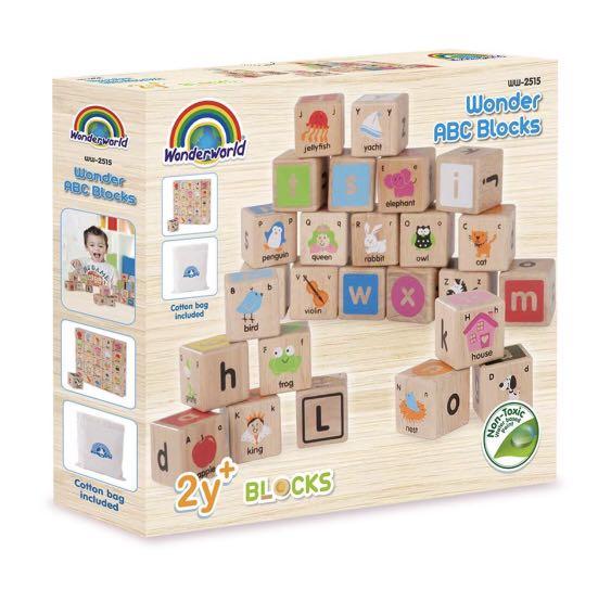 Wonder ABC Blocks (Wonderworld), Hobbies & Toys, Toys & Games on Carousell