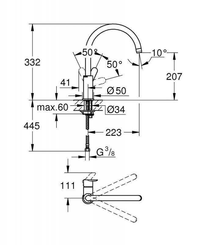 【現貨】 Grohe Bauedge 水龍頭 #31367000 廚房用冷熱水龍頭, 葡萄牙製造, 傢俬＆家居, 浴室、廚房用品配件 ...