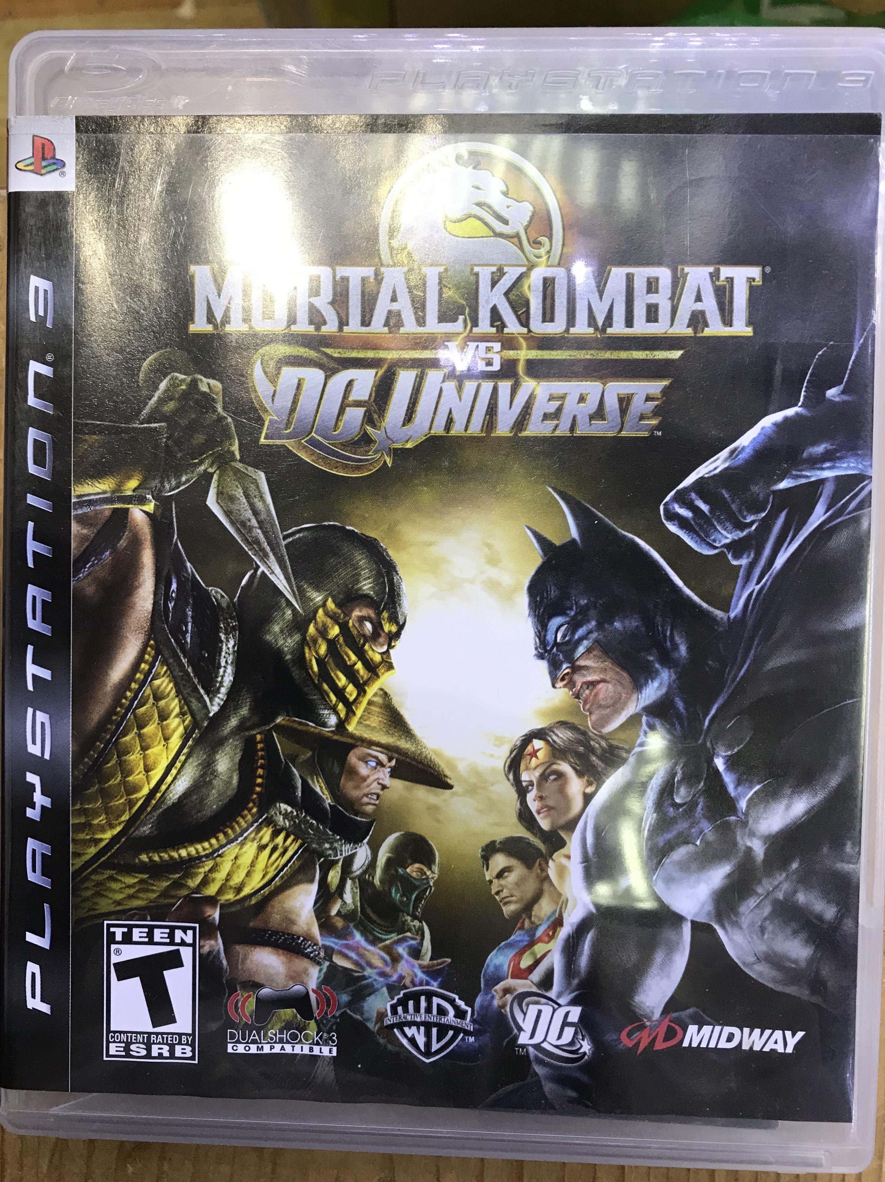 已開封 PS3 Mortal Kombat VS DC Universe 游戲 碟, 電子遊戲, 電子遊戲, Xbox - Carousell
