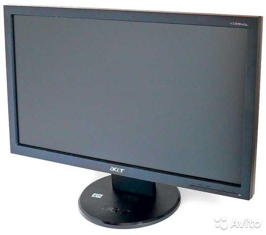 ACER V193HQL, LCD-wide 18.5inc, 1366 x 768p 60hz, VGA SUPPORTED ...