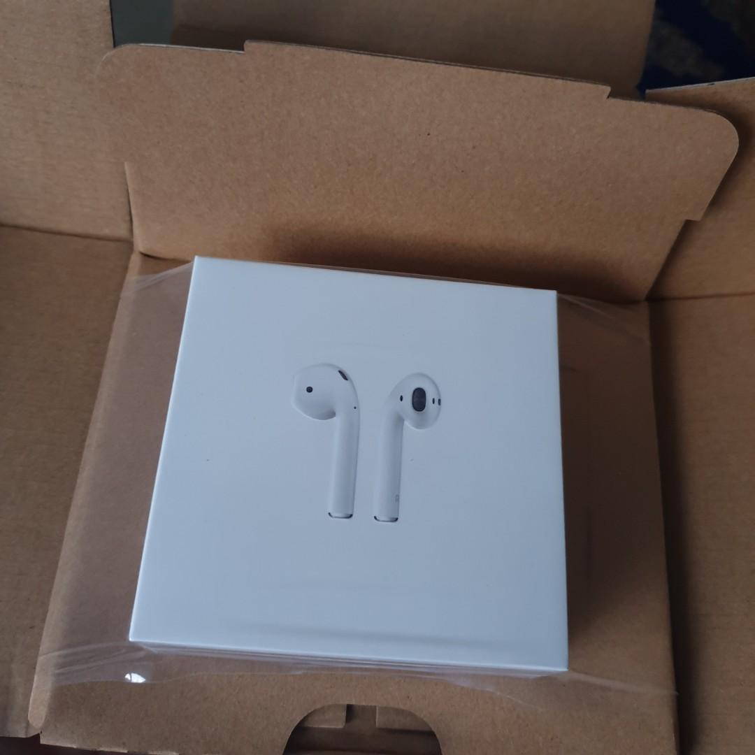 Apple Airpods brand new in packaging, Audio, Earphones on Carousell