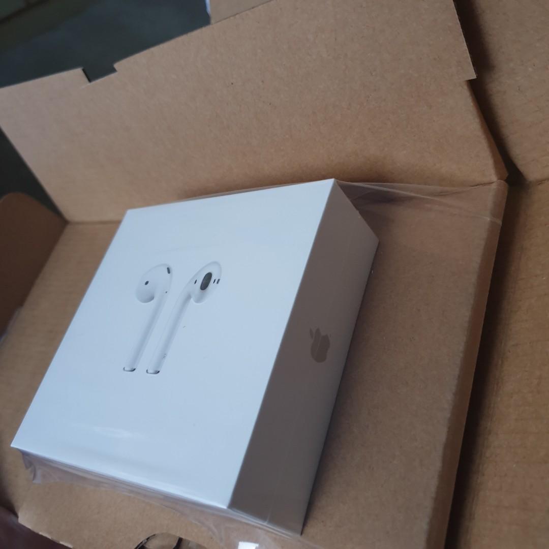 Apple Airpods brand new in packaging, Audio, Earphones on Carousell