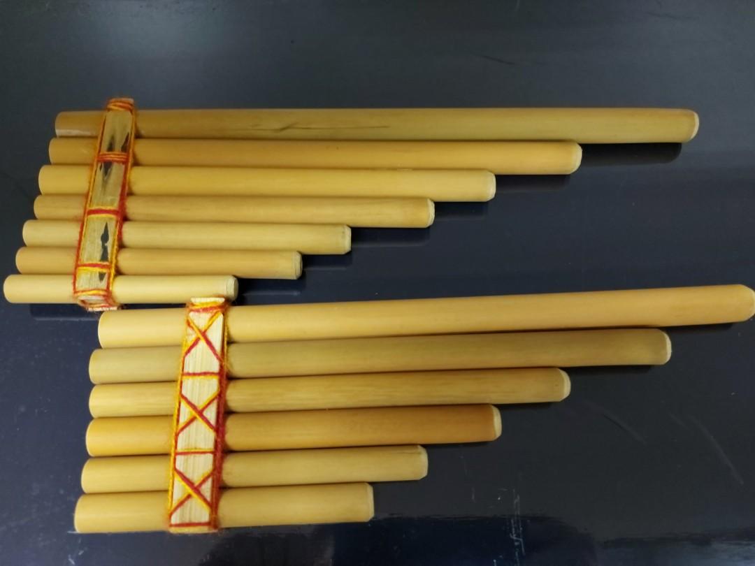 Bolivian panpipes (Andean flute) & chajchas (percussion), 音樂樂器 & 配件, 音樂 ...