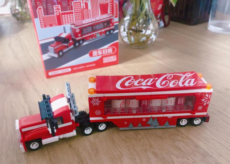 Coca Cola x Family Mart 2020 Lego Block Truck Lori Model, Hobbies ...