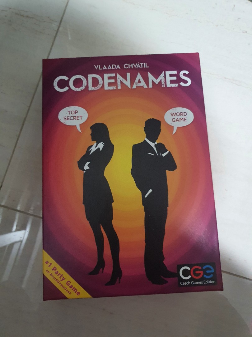 Codenames Board Game, Hobbies & Toys, Toys & Games on Carousell