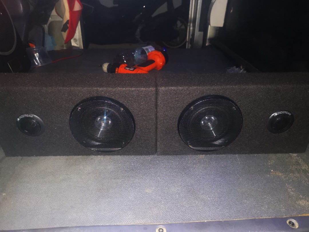 Custom built box with speakers, Car Accessories, Electronics & Lights ...