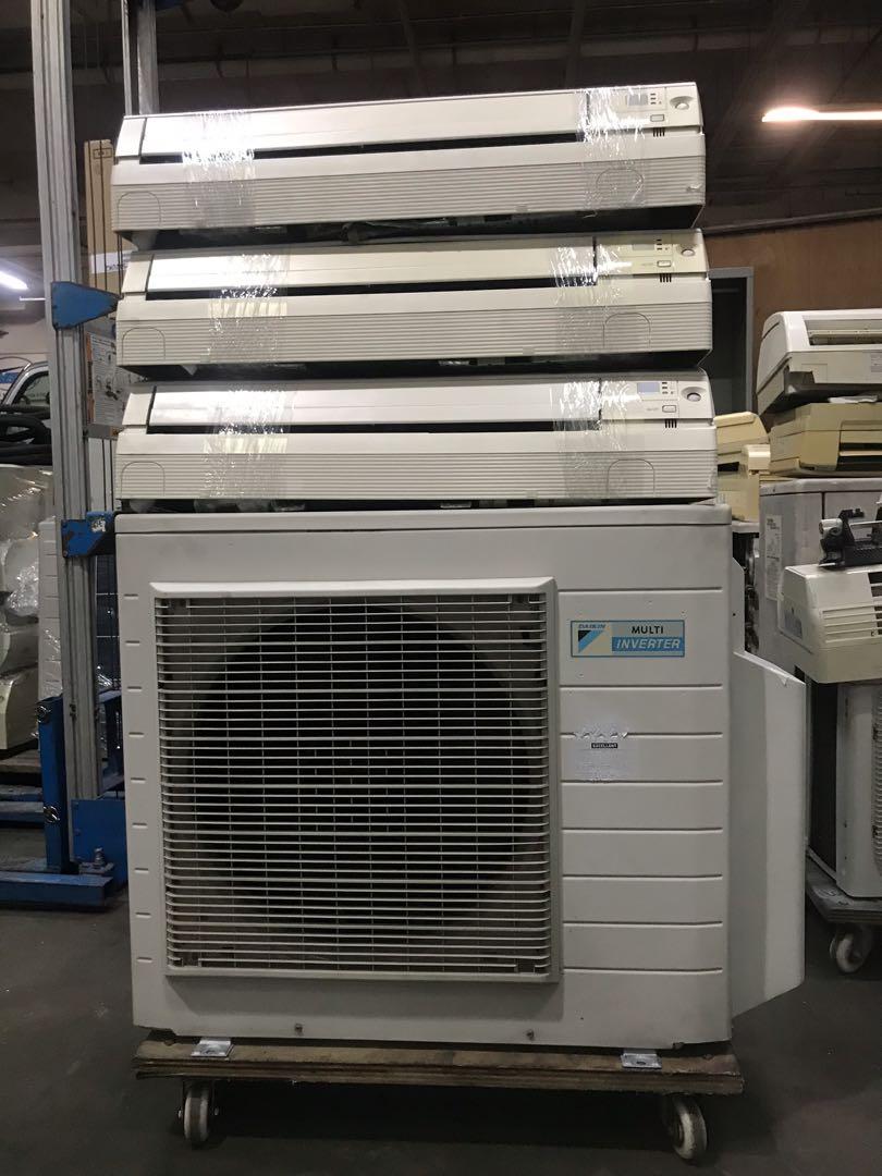 Daikin system 3 inverter aircon, TV & Home Appliances, Air Conditioners ...