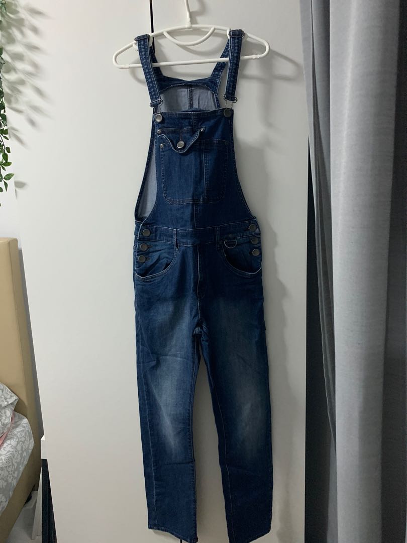 Denim Overalls, Men's Fashion, Coats, Jackets and Outerwear on Carousell