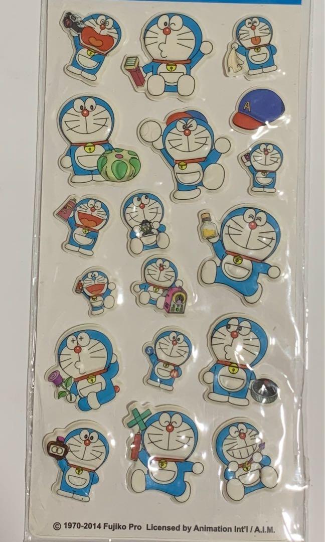 Doraemon Stickers (5 Designs), Everything Else on Carousell