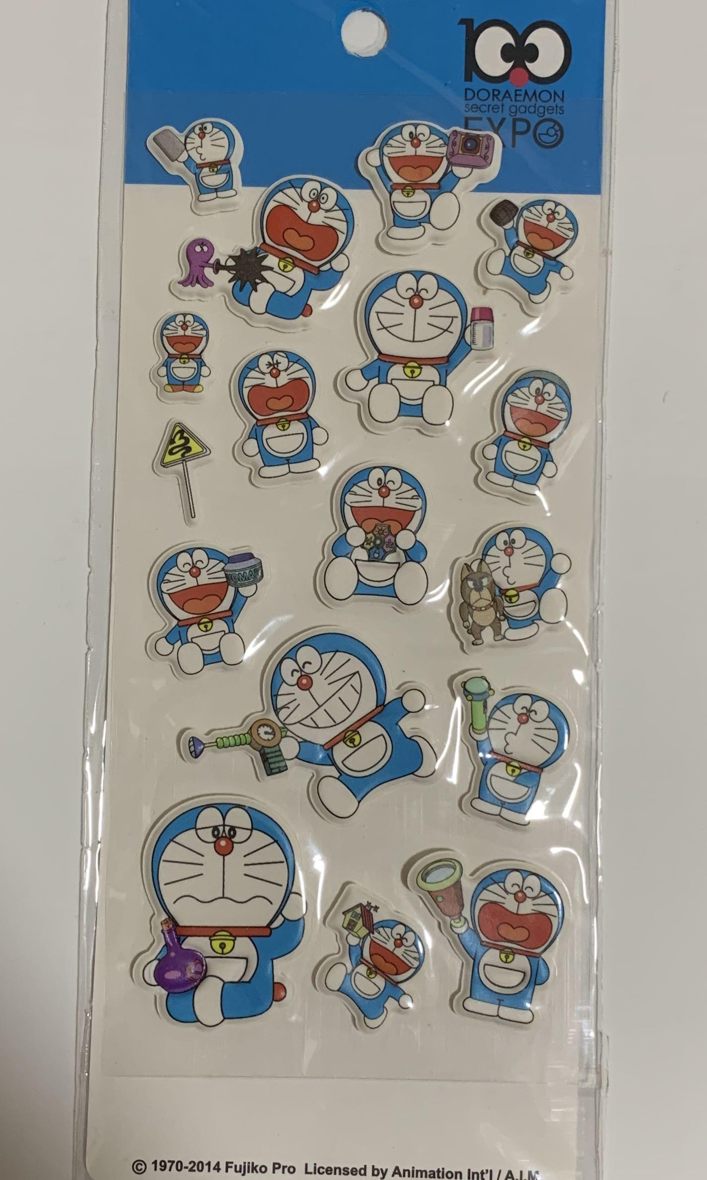 Doraemon Stickers (5 Designs), Everything Else on Carousell