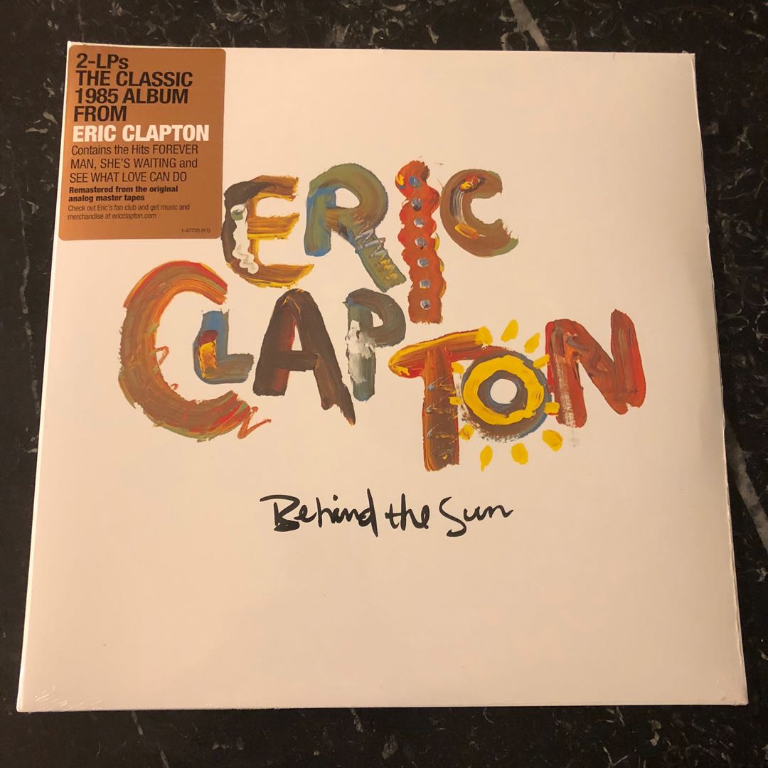 Eric Clapton - Behind the sun. Vinyl Lp. New, Hobbies & Toys, Music & Media, Vinyls on Carousell