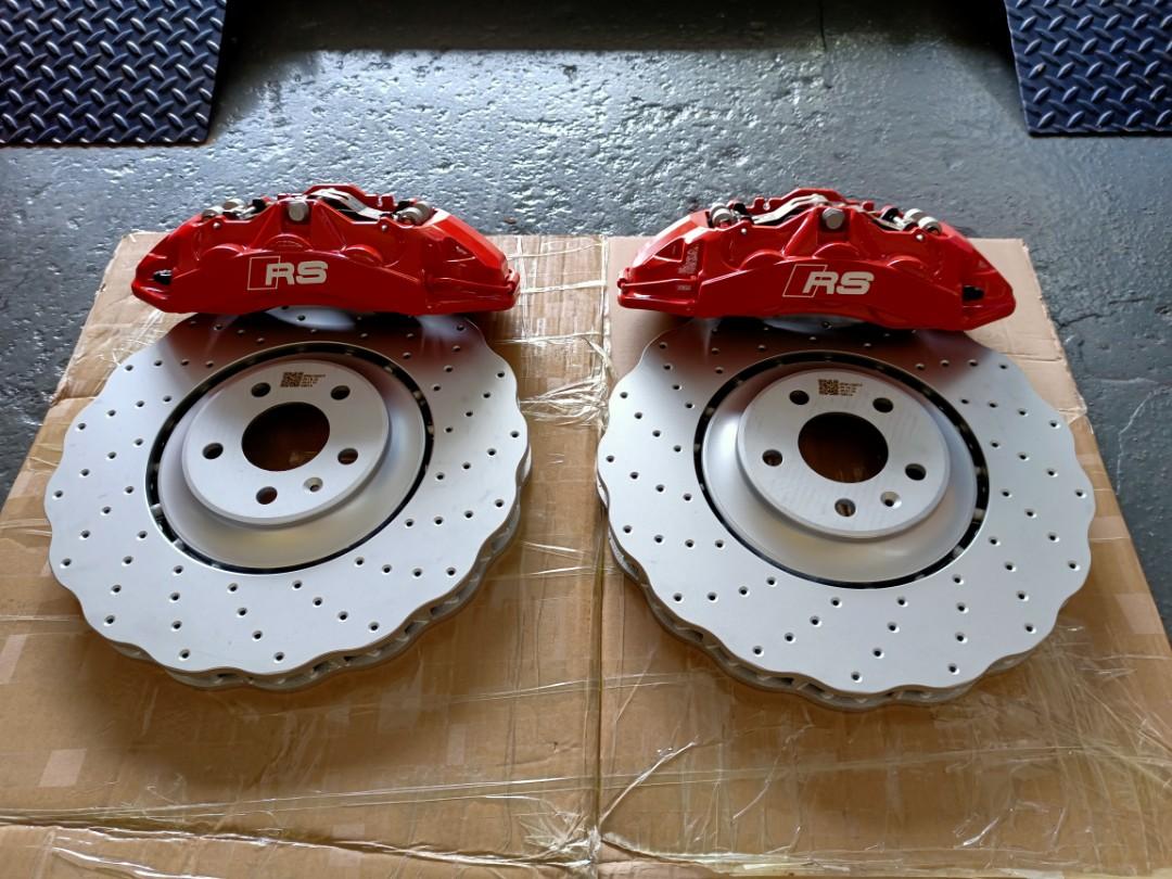 Genuine Audi RS Frt And Rear Brake kit For Audi B8 ,B8.5 ,A4 ,A5 ,A6 ...