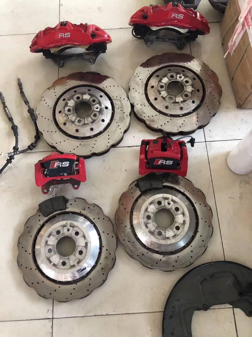 Genuine Audi RS Frt And Rear Brake kit For Audi B8 ,B8.5 ,A4 ,A5 ,A6 ...