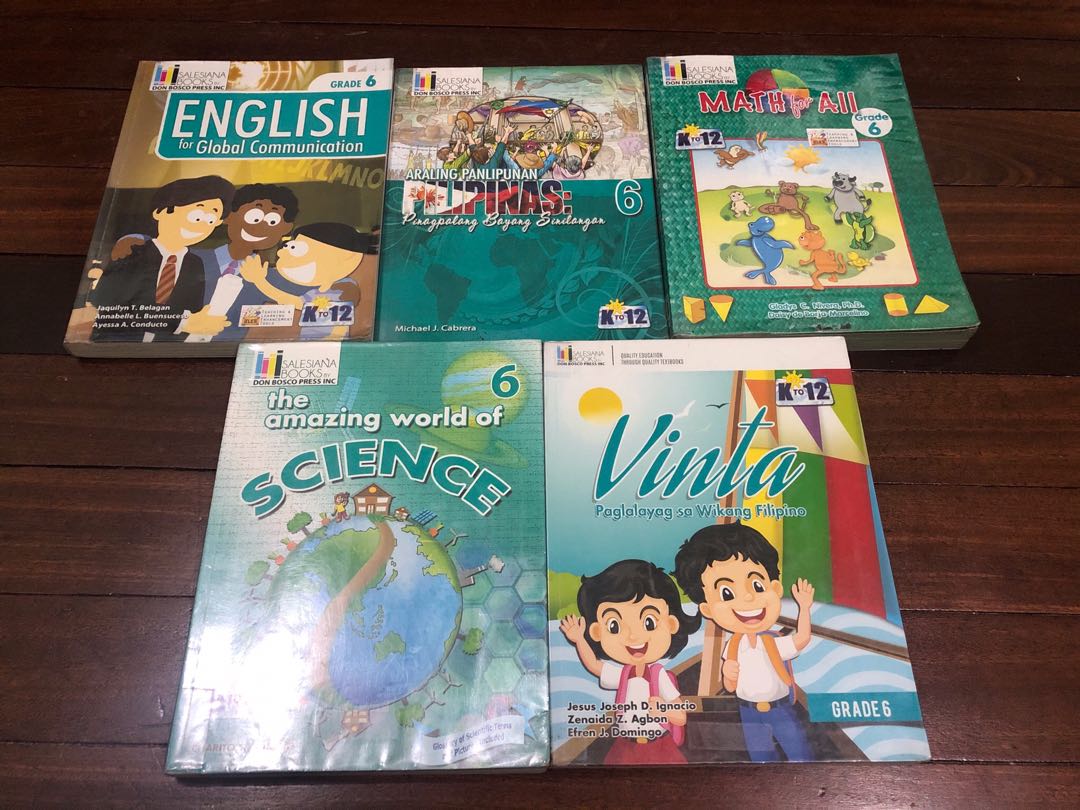 Grade 6 Textbooks Math Science English Kasaysayan, Hobbies & Toys ...