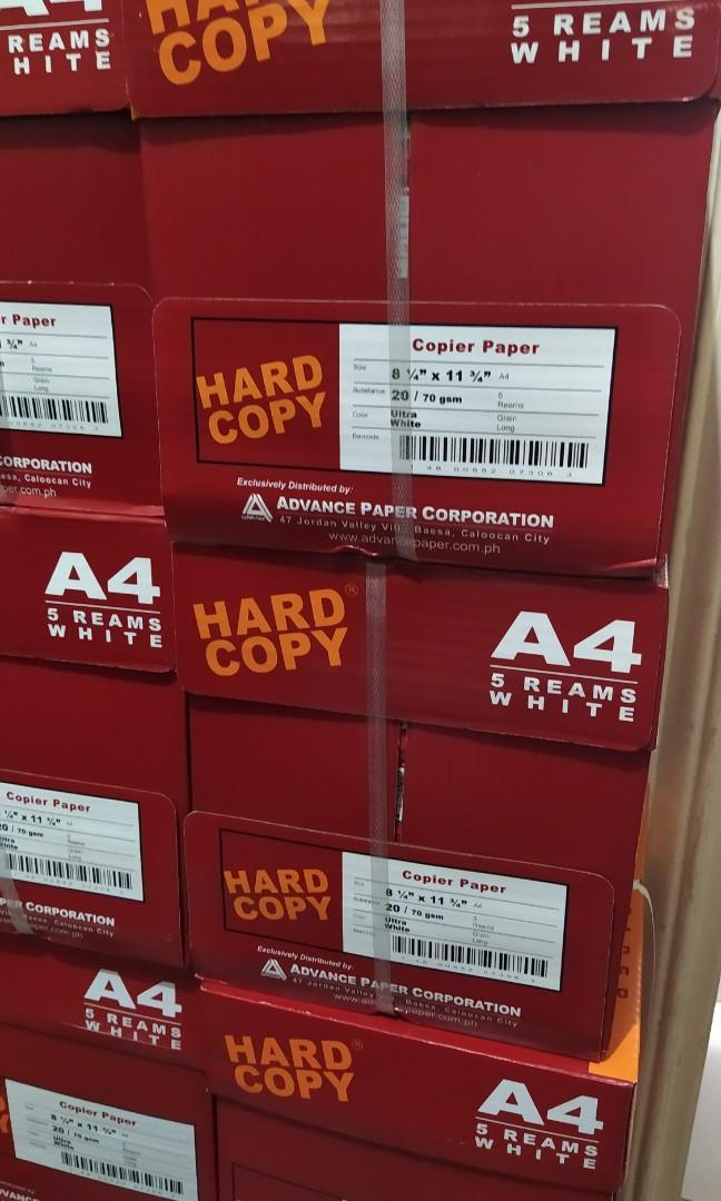 Hard copy A4 bond paper, Hobbies & Toys, Books & Magazines, Textbooks ...
