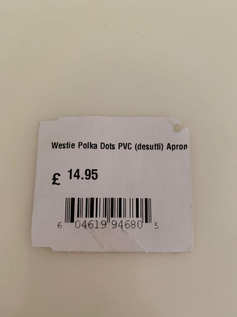 Harrods PVC apron, Women's Fashion, Dresses & Sets, Sets or Coordinates ...