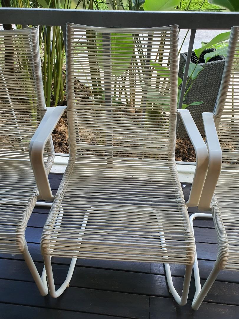 Outdoor white wire chair, Babies & Kids, Baby Nursery & Kids Furniture ...