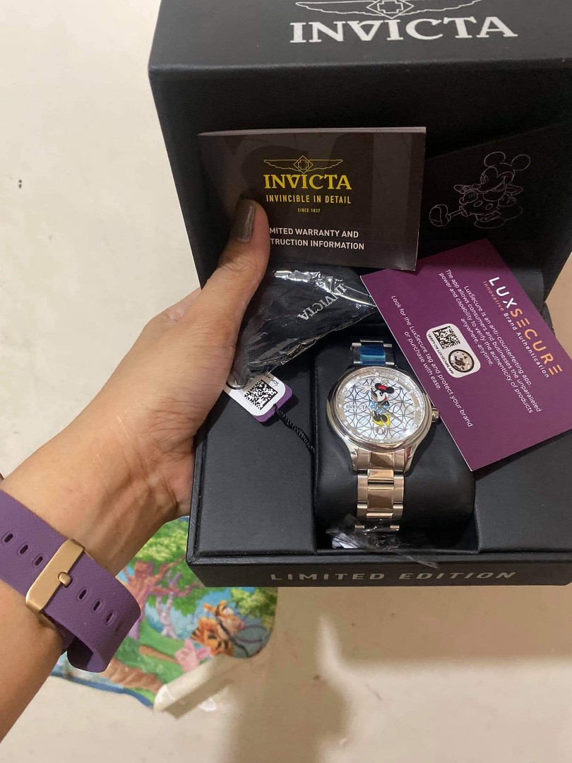 Invicta limited edition disney watch, Women's Fashion, Watches ...