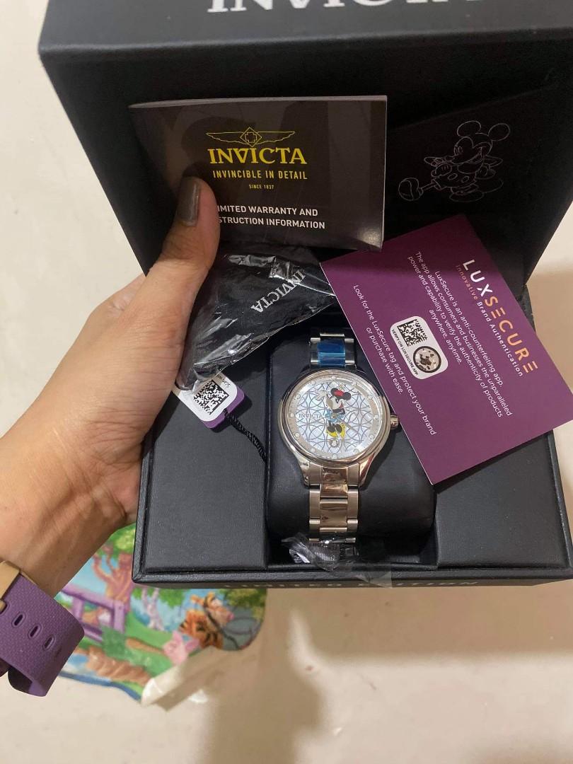 Invicta limited edition disney watch, Women's Fashion, Watches ...