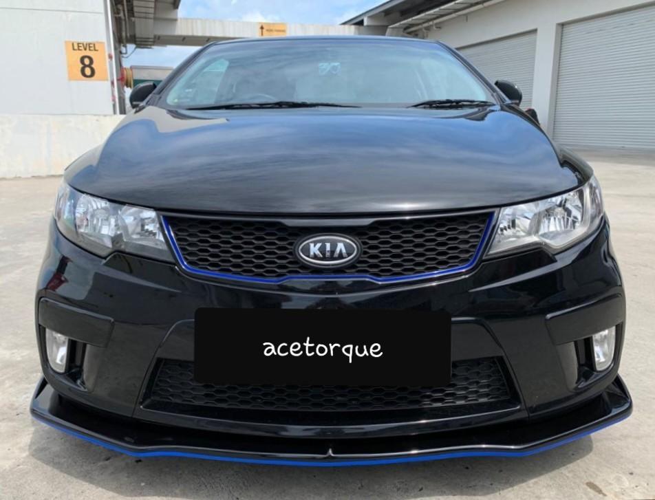 Kia Koup Forte Custom Front Bumper Lip / Side Skirts, Car Accessories ...