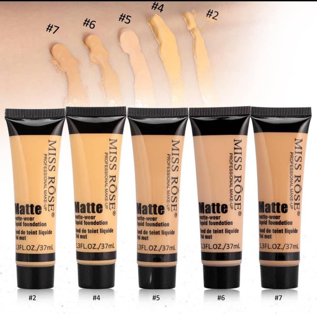 Miss Rose Liquid Foundation(MATTE), Beauty & Personal Care, Face ...