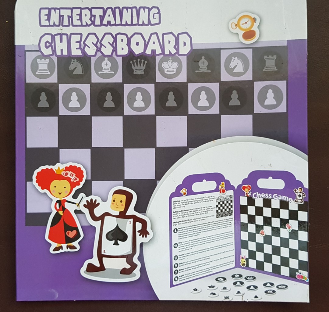 Mobile Magnetic Chess Board, Toys & Collectibles, Permainan Papan ...