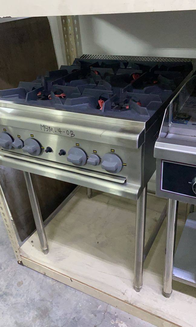 New 4 rings open burner with stand, Furniture & Home Living ...