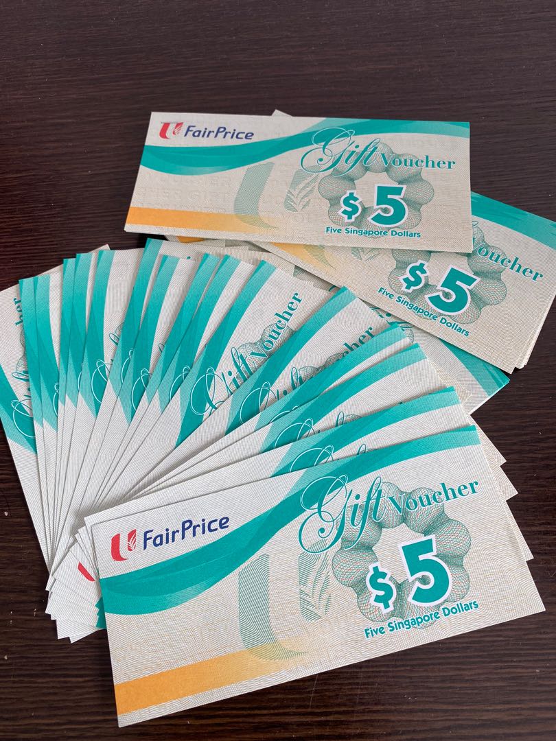 NTUC $5 Voucher, Tickets & Vouchers, Vouchers on Carousell