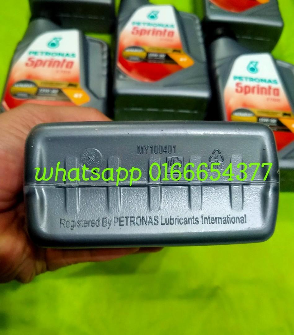Original Petronas Sprinta F700 Semi Sintetik Minyak Hitam EO Enjin Oil ...