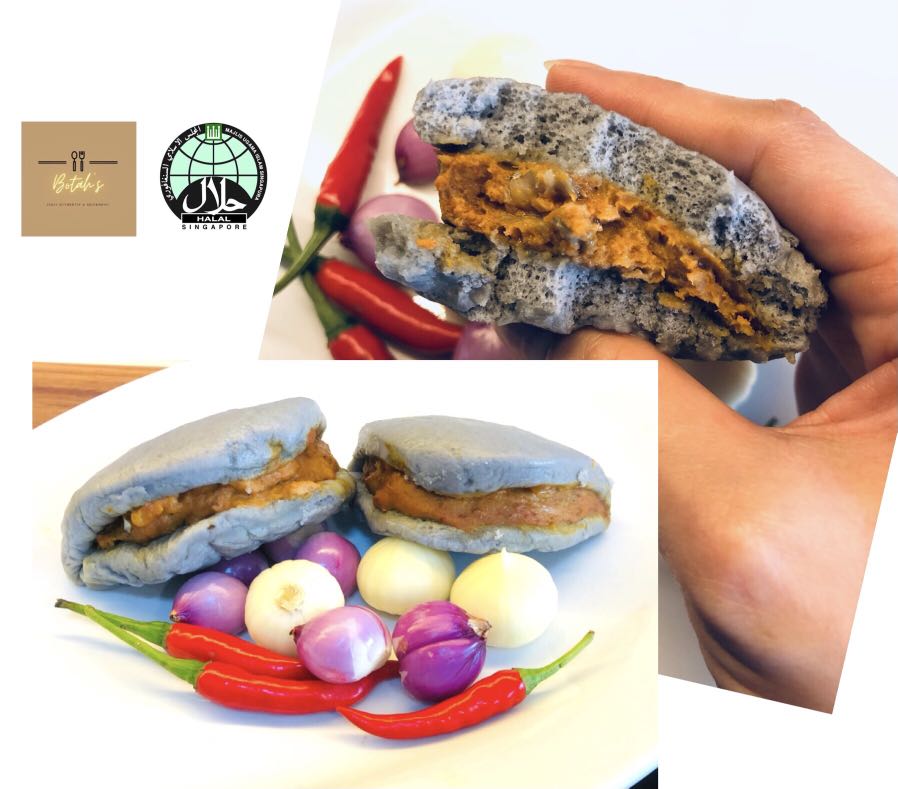 OTAH BUN, FISH OTAH, HALAL, BAMBOO CHARCOAL OTAH BUN, CHARCOAL BUN ...