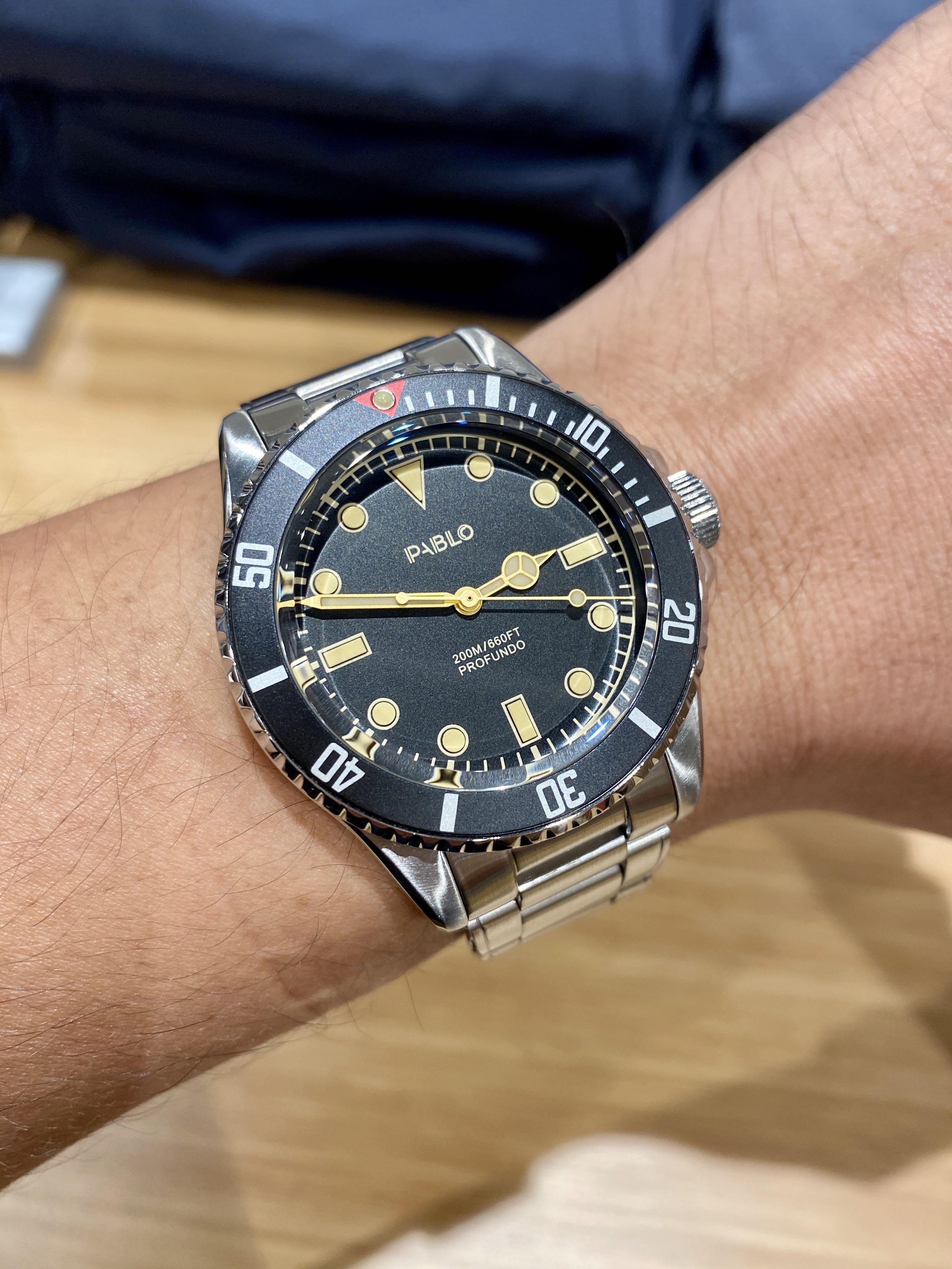 Pablo Profundo VB-1 200m Automatic Diver, Luxury, Watches on Carousell