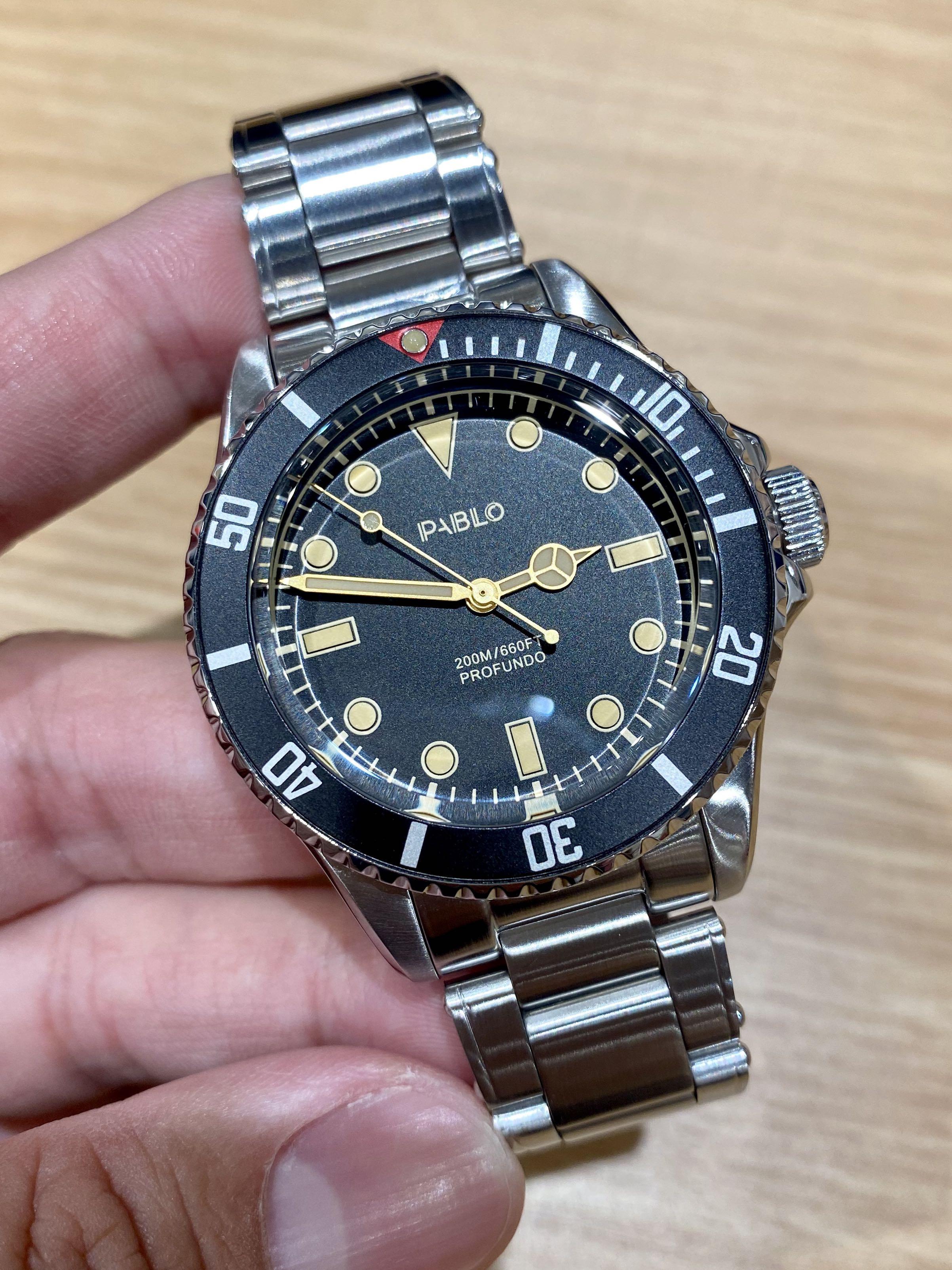 Pablo Profundo VB-1 200m Automatic Diver, Luxury, Watches on Carousell