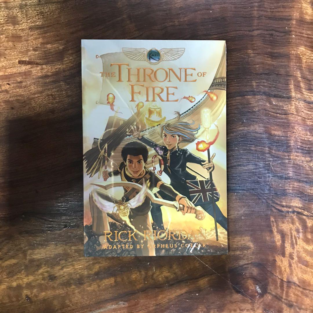 Rick Riordan | The Throne of Fire Graphic Novel Collectors Comics ...