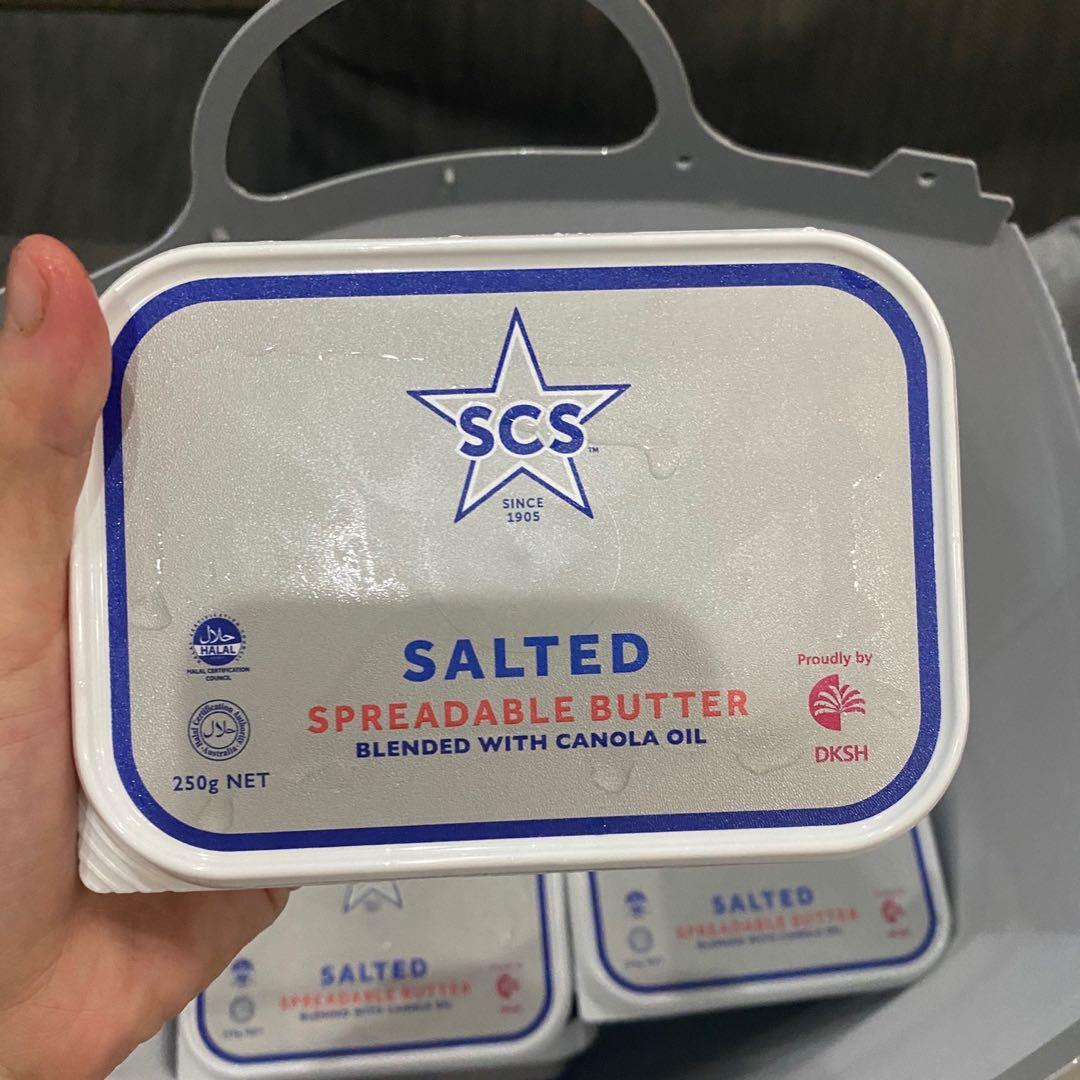 SCS Spreadable Butter - Salted (250g), Food & Drinks, Packaged ...