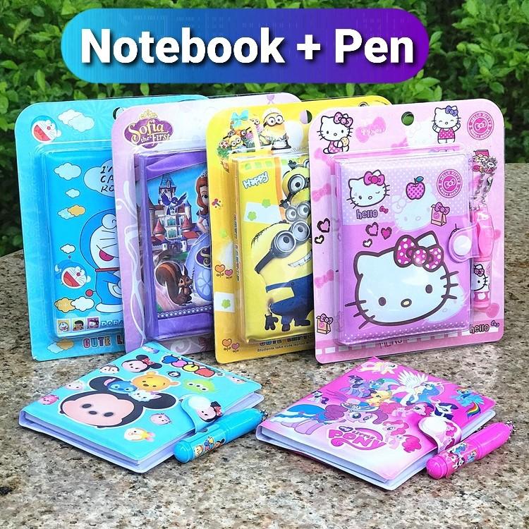 Small NoteBook + Pen Gift Set Kids Goodie Bag Children Day Gift ...