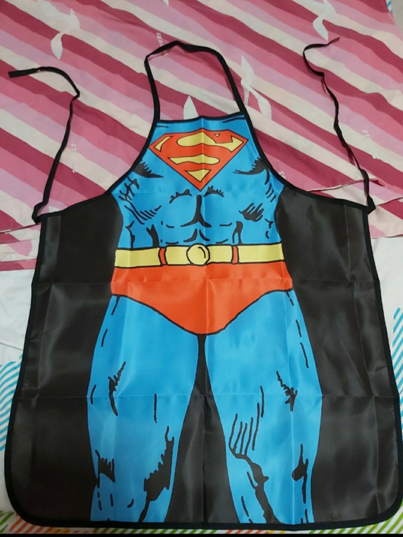 Superman apron, Everything Else on Carousell