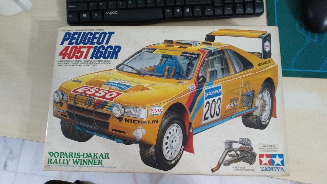 VINTAGE TAMIYA PEUGEOT 405T16GR 1990 - 1/24 SCALE *NO MANUAL*, Hobbies ...