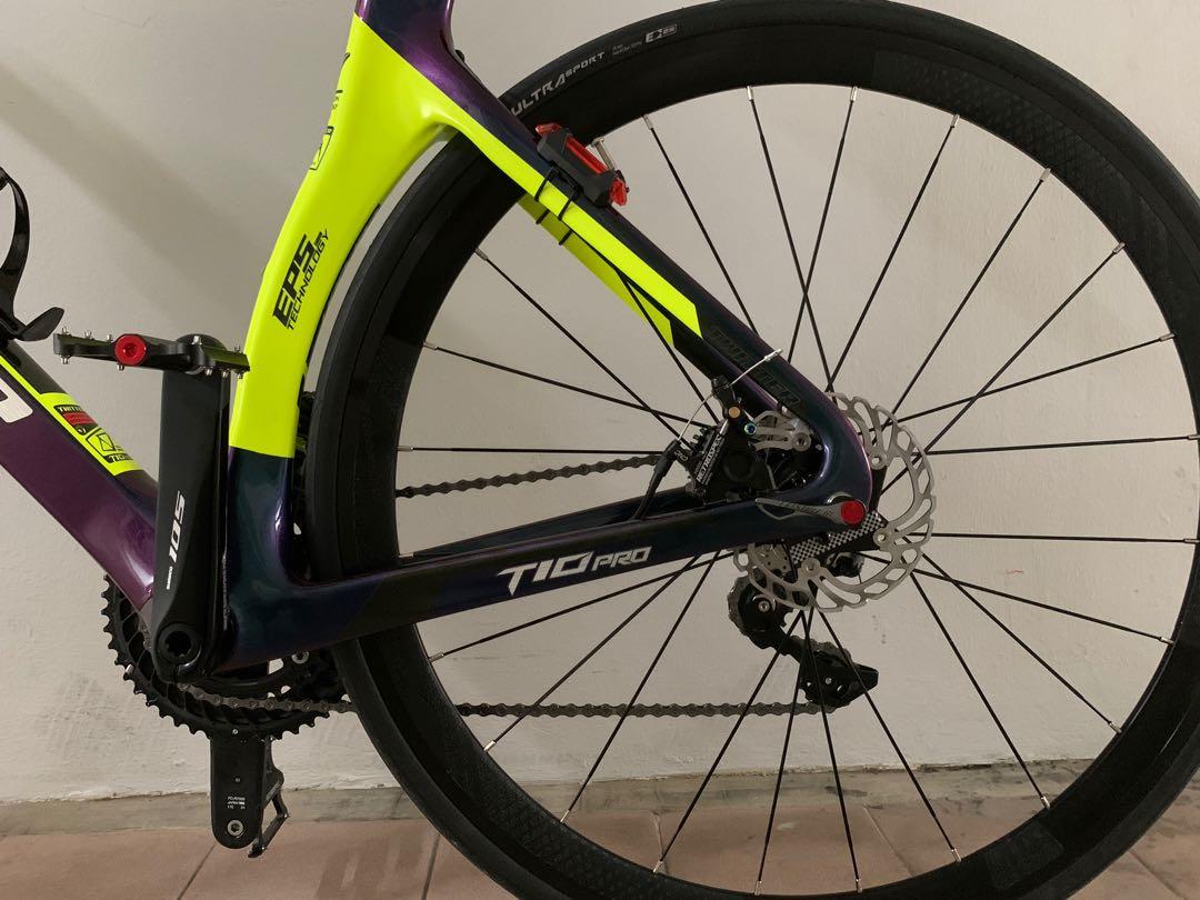 Twitter Carbon Road Bike T10pro Holographic Yellow color, Sports ...