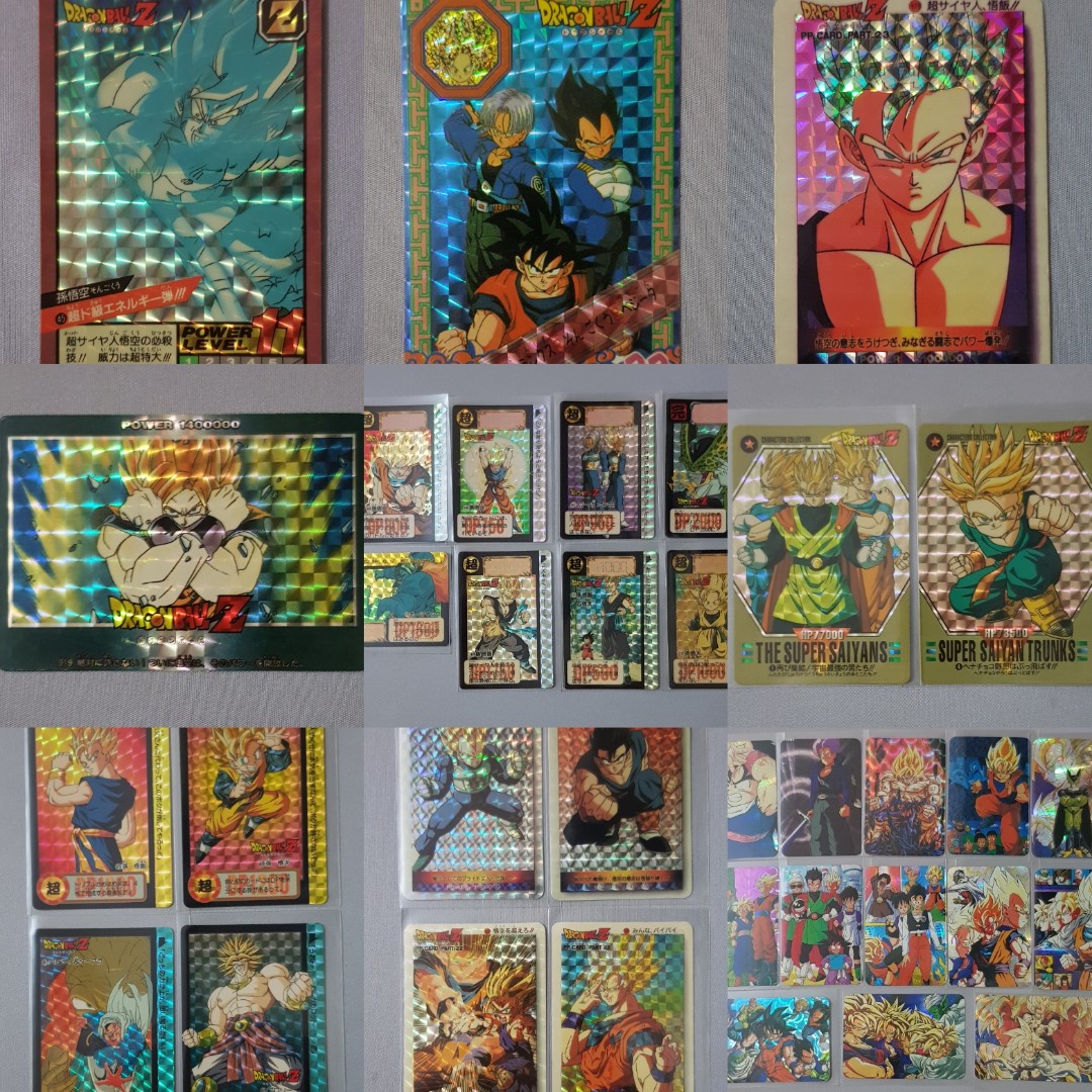 Vintage Japan 1992 1993 1994 Bandai Dragonball Z DBZ Score Power Level ...