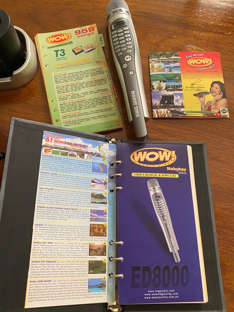 Wow Magic Sing ED8000, Hobbies & Toys, Music & Media, Music Accessories ...