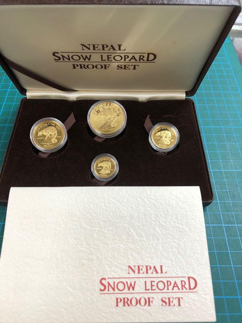 1988 Nepal Leopard Gold coin set, Hobbies & Toys, Memorabilia ...